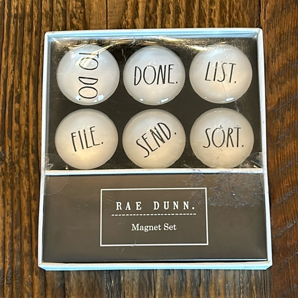 Rae Dunn | Office | New Rae Dunn Magnet Set | Poshmark